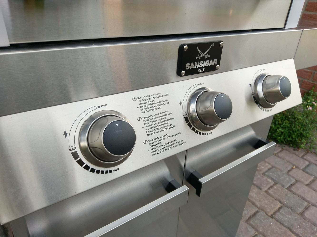 Rösle Sansibar Bbq Station Gasgrill Vario G3 3 Brenner Edelstahl
